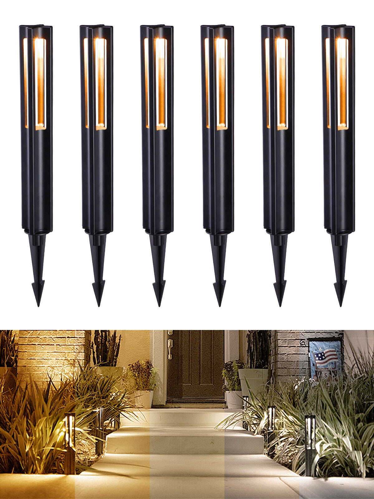 Customer reviews for 6 Pack 5CCT Low Voltage Pathway Lights, Outdoor ...