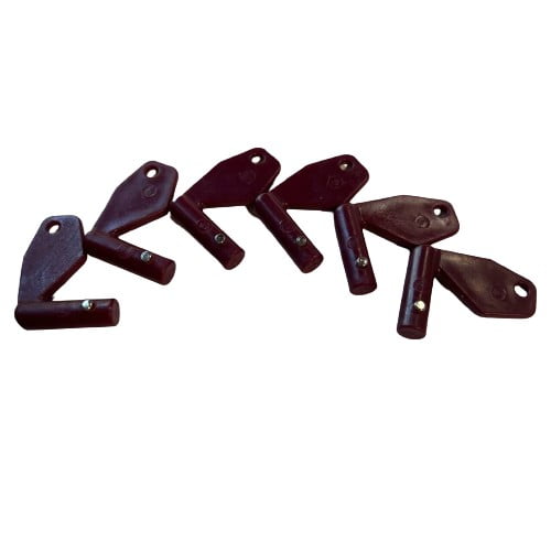 6 Pack 60# 8157766 Keys for Volvo Heavy Equipment Master Battery ...