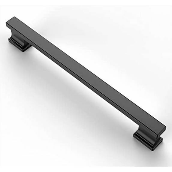 6 Pack 7 Inch(177mm) Matte Black Kitchen Cabinet Handles, Cabinet Pulls ...