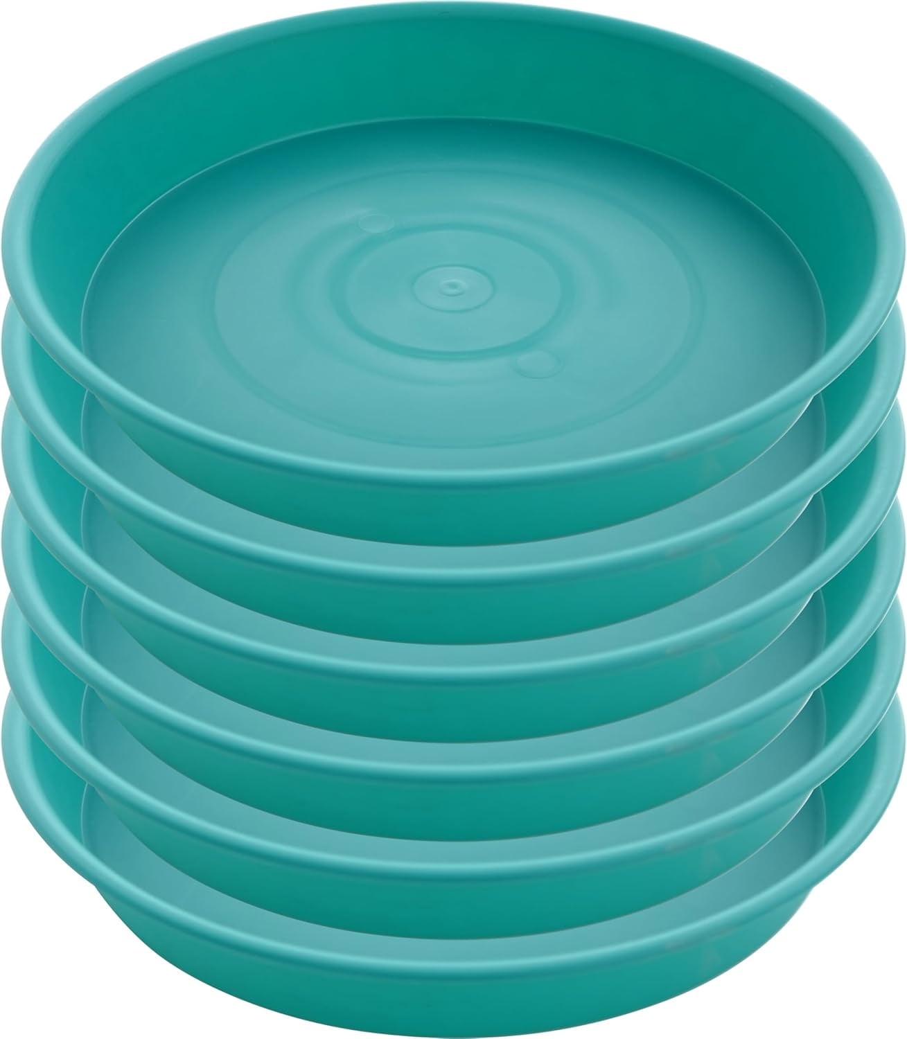 6 Pack of 8 inch Plant Saucer Blue, Plastic Plant Water Tray 8 inch ...