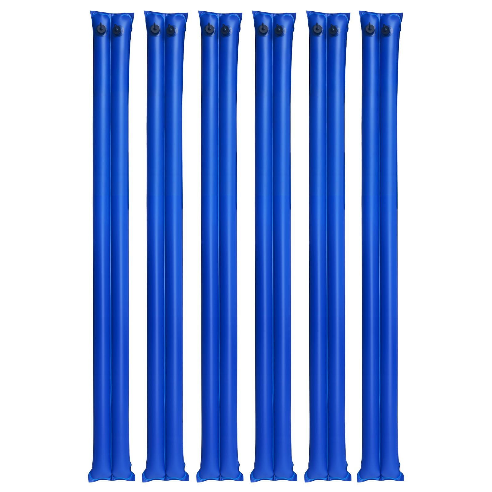6-Pack 8ft Double Chamber Pool Cover Weights, 0.4mm Thick PVC Water ...