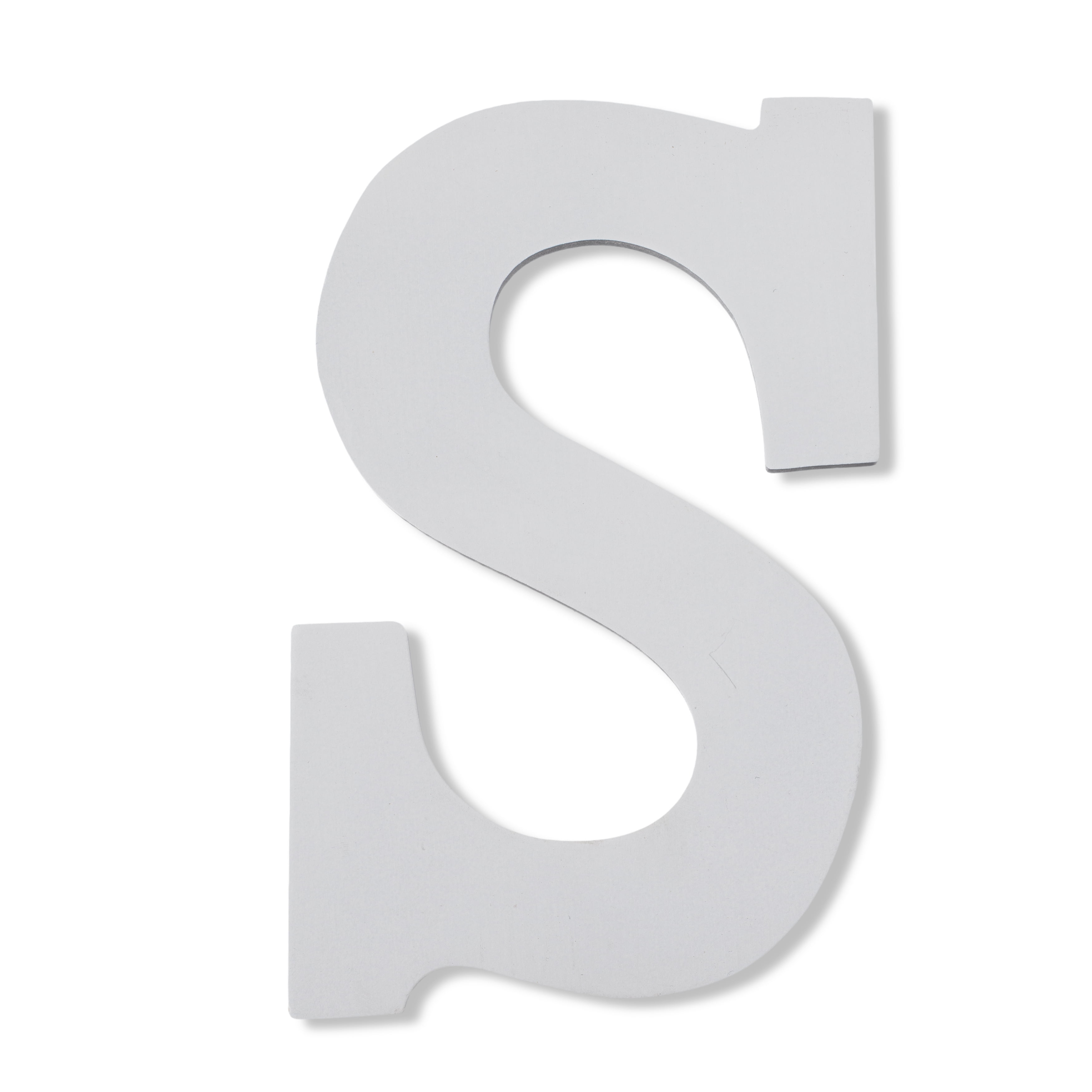 6 Pack: 9" White MDF Whimsy Letter by Make Market® - Walmart.com