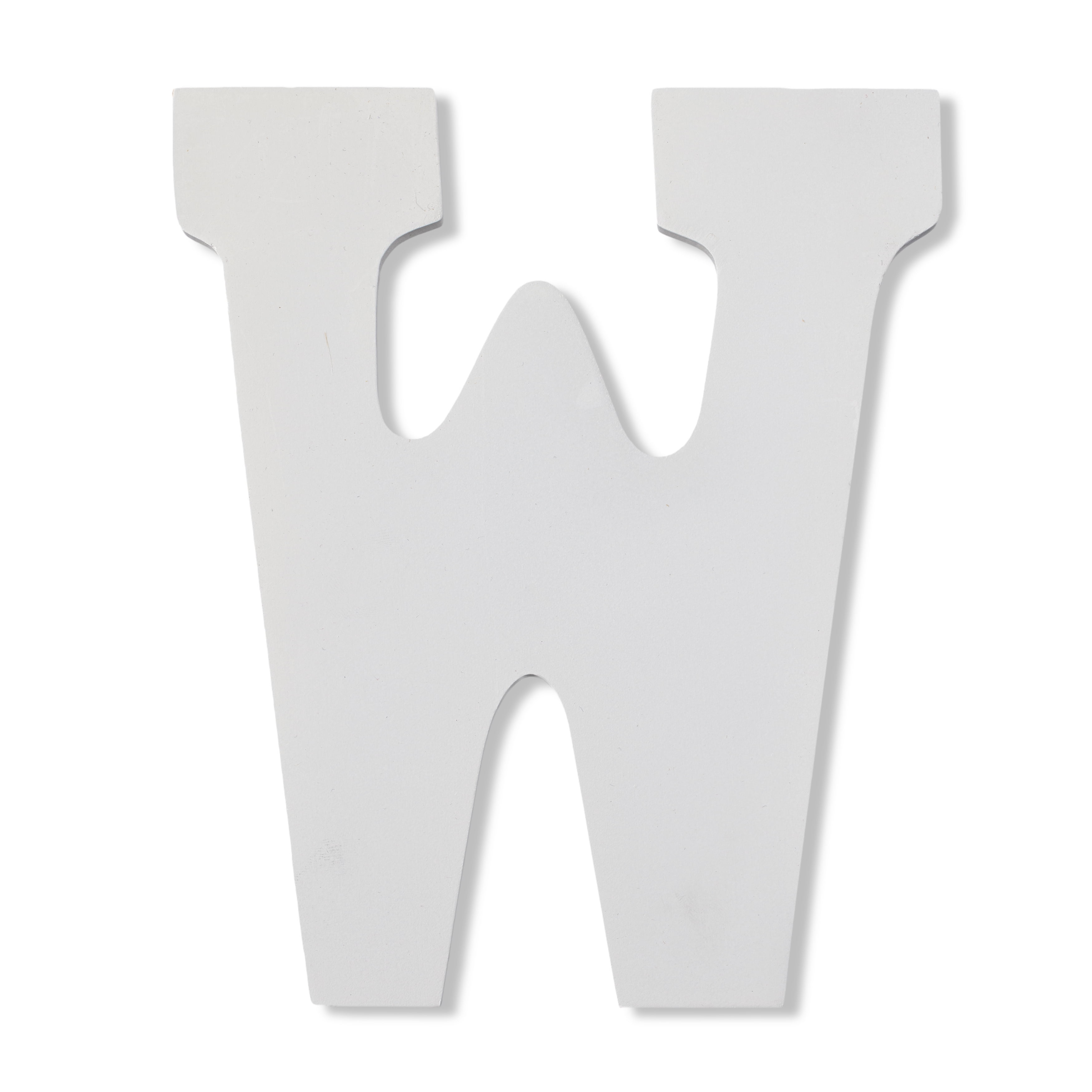 6 Pack: 9" White MDF Whimsy Letter by Make Market® - Walmart.com