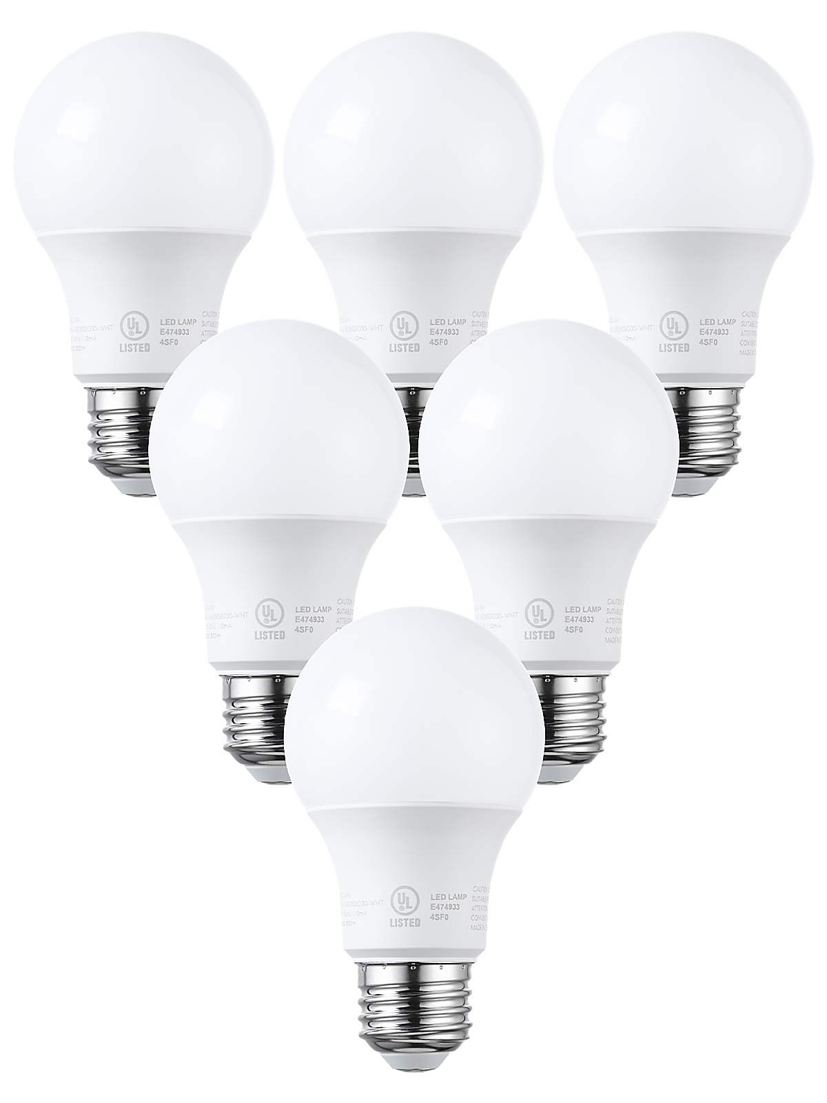 TCP Dimmable 9.5 Watt 3000K A19 LED Bulb, Rated For Wet Locations and ...