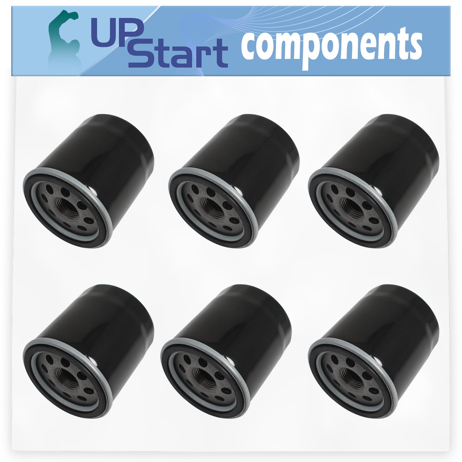 6-Pack AM107423 Oil Filter Replacement for Cub Cadet M48-KW ...