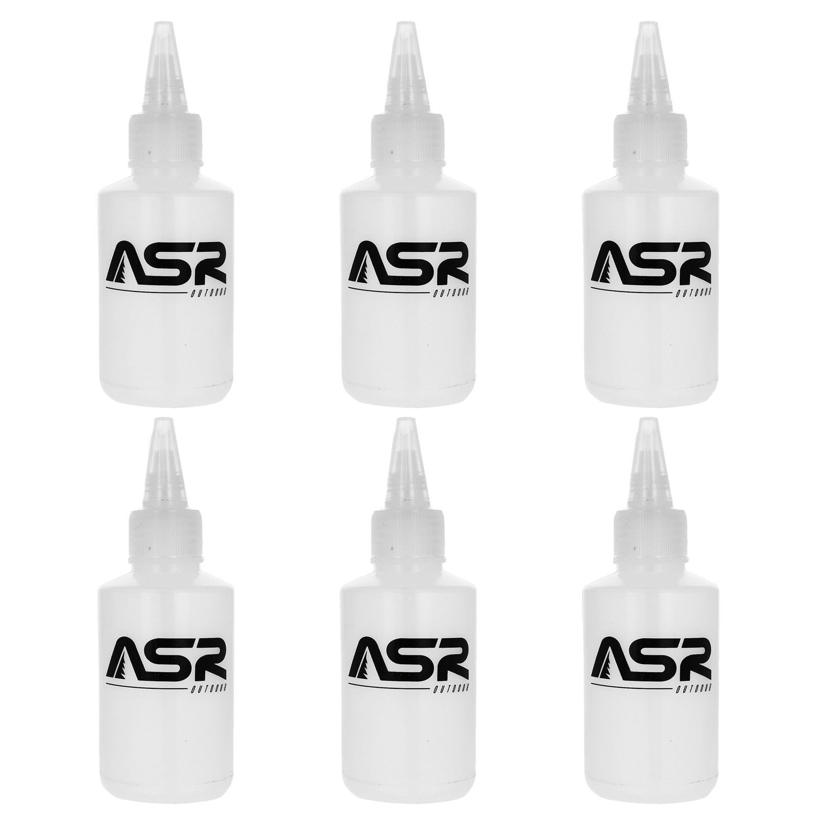 (6 Pack) ASR Outdoor Compact 4oz Snuffer Gold Panning Snifter Bottle ...