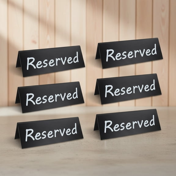 Reserved Signs Chairs