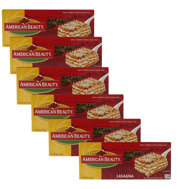 ( 6 Pack ) American Beauty Lasagna 16 Oz. Box - Walmart.com