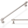 6 Pack Antique Brass Cabinet Pulls 5 Inch Hole Centers Kitchen Cabinet ...