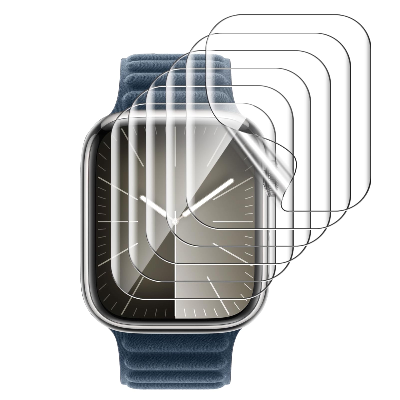 6 Pack for Apple Watch Series 10 Screen Protector 46mm, Soft TPU Film ...