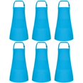 6 Pack Apron Bulk With 2 Pockets Adjustable Chef Artting Aprons For ...