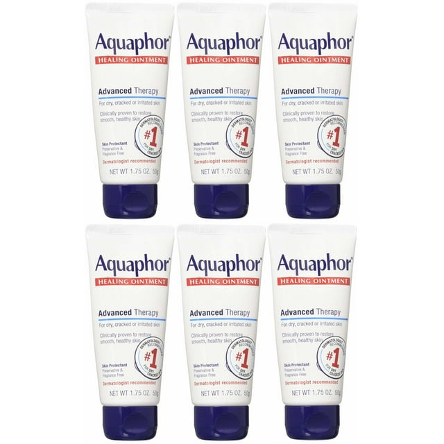 6 Pack - Aquaphor Healing Ointment Tube - 1.75oz Each - Walmart.com