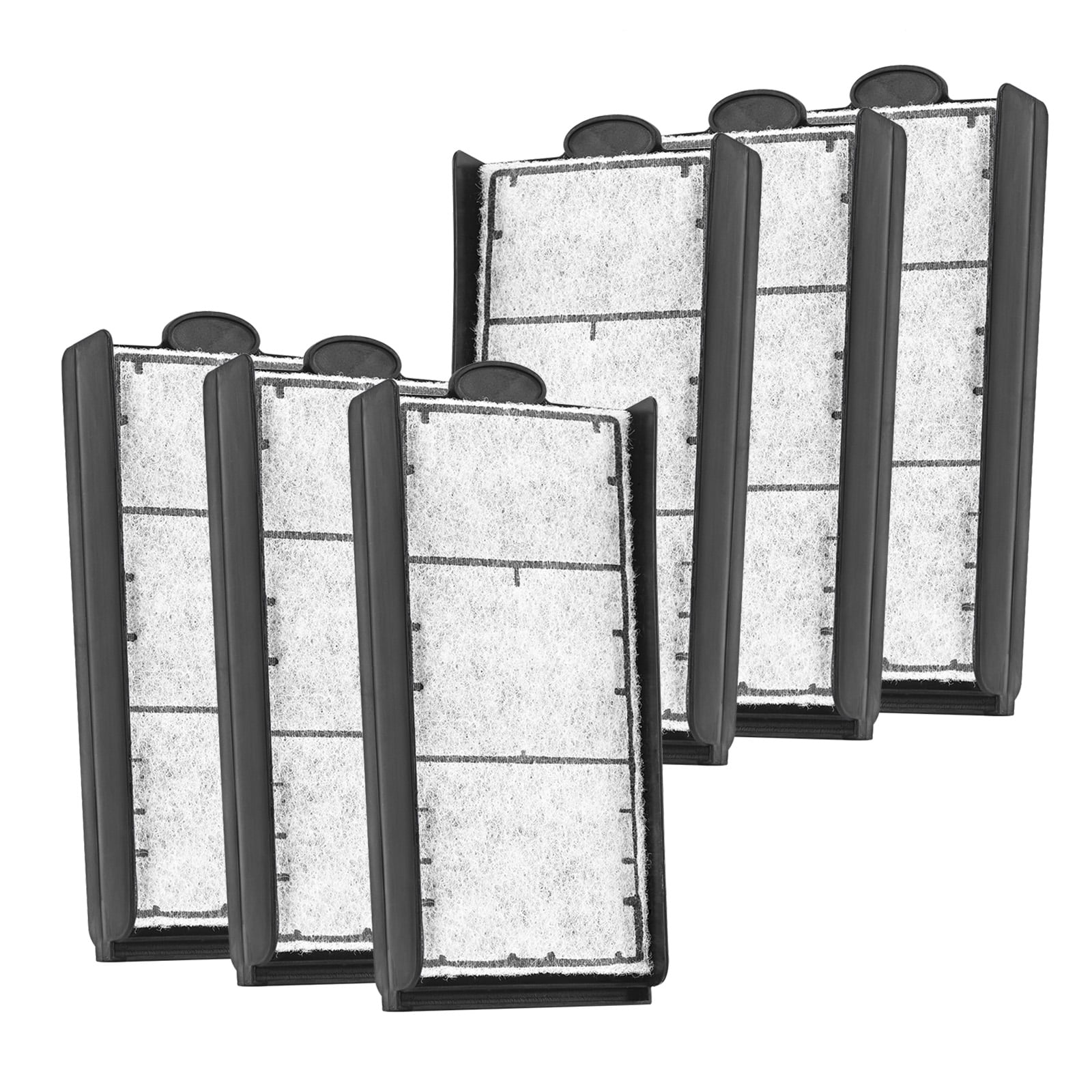6 Pack Aquarium Filter Cartridge Replacement for Lychee 30-50 Gallon ...