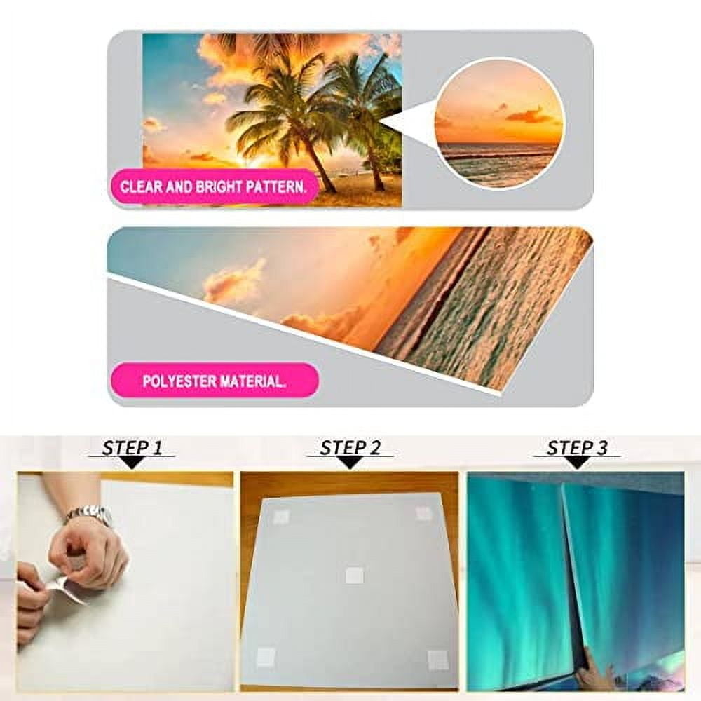 6 Pack Art Acoustic Panels Barbados Soundproof Wall Panels Padding ...