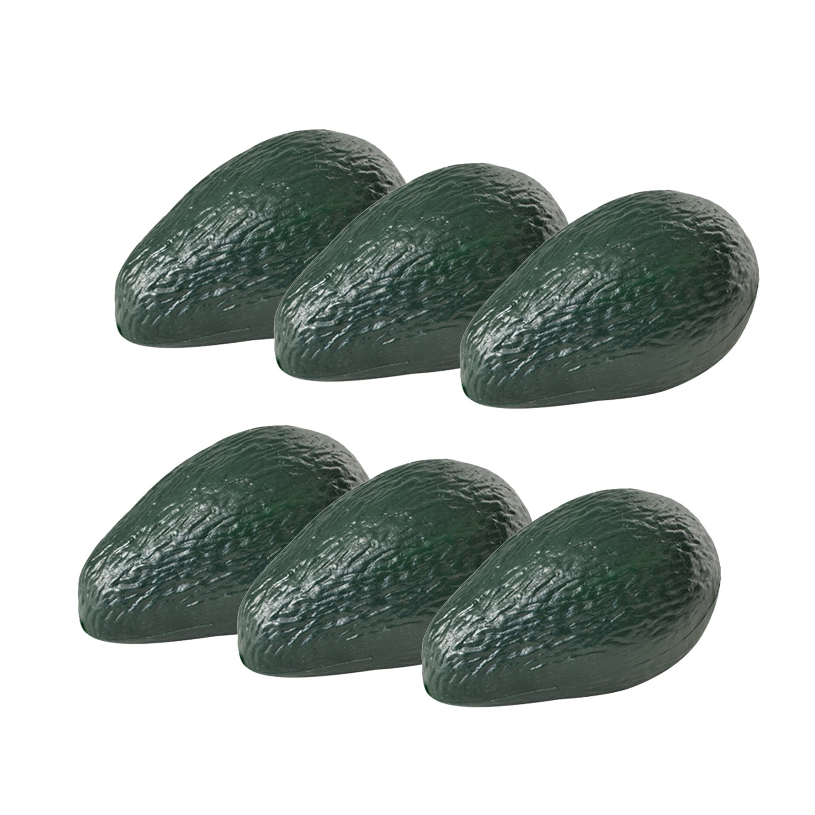6 Pack Artificial Avocado Models Fruit Model Restaurant Display Props ...