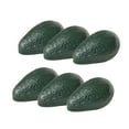 6 Pack Artificial Avocado Models Fruit Model Restaurant Display Props ...
