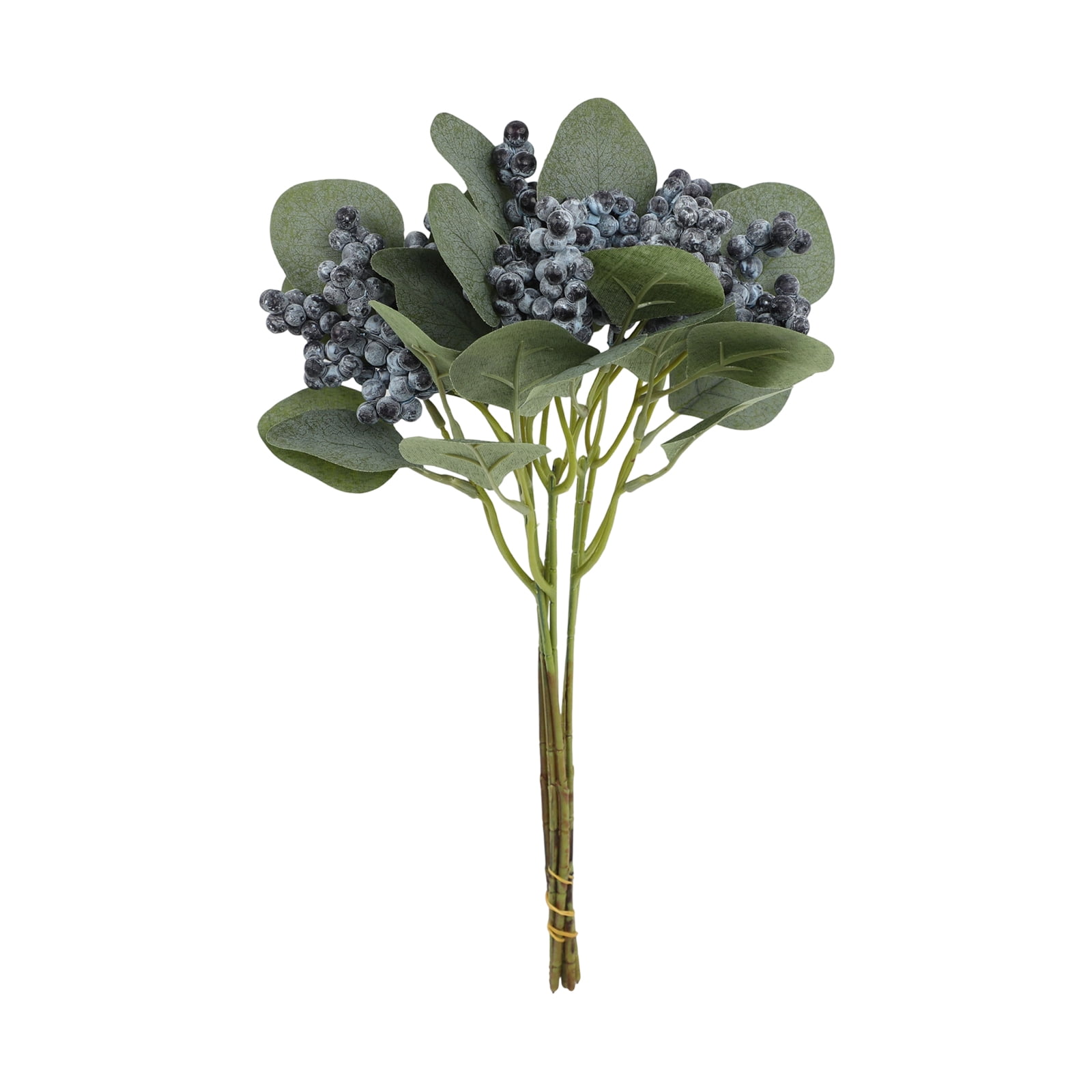 6-Pack Artificial Berry, 9.8 Inch Faux Holly Berry Foam Faux Frosted ...