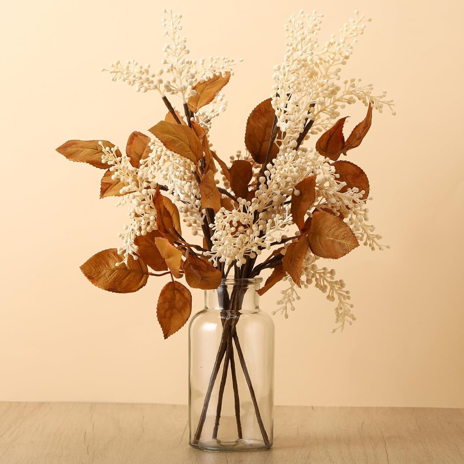 6 Pack Artificial Fall Berry Stems Fall Floral Picks for Floral ...