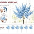 6 Pack Artificial Foliage Stems Colored Leaves Faux Plant Picks for ...