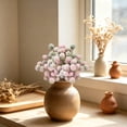 6 Pack - Artificial Plastic Flower Grass Stems - Realistic Fake ...