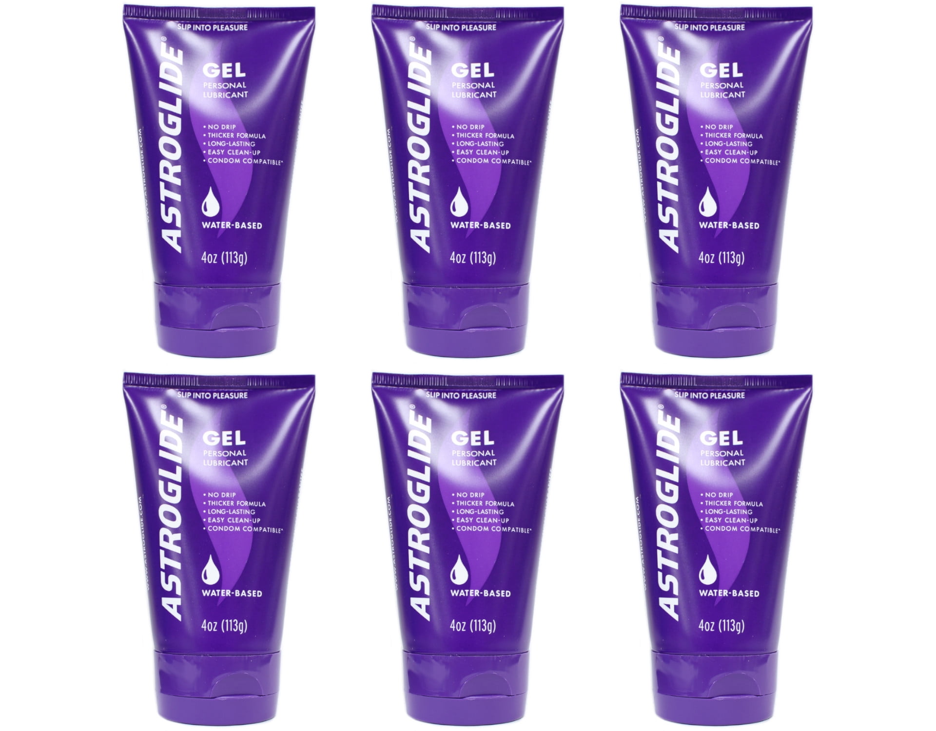 6 Pack - Astroglide Personal Lubricant Gel, 4oz Each - Walmart.com