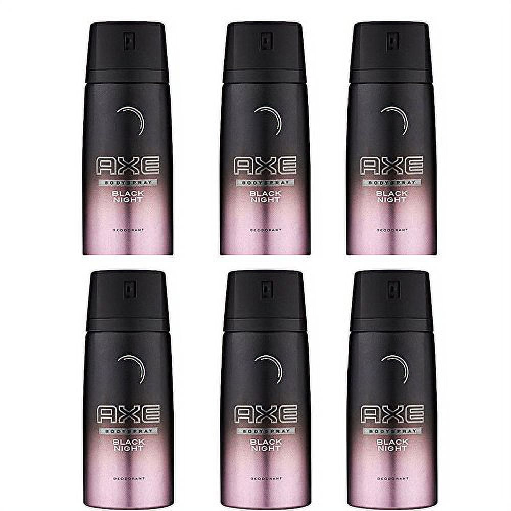 6 Pack Axe Black Night Mens Deodorant Body Spray, 150ml - Walmart.com