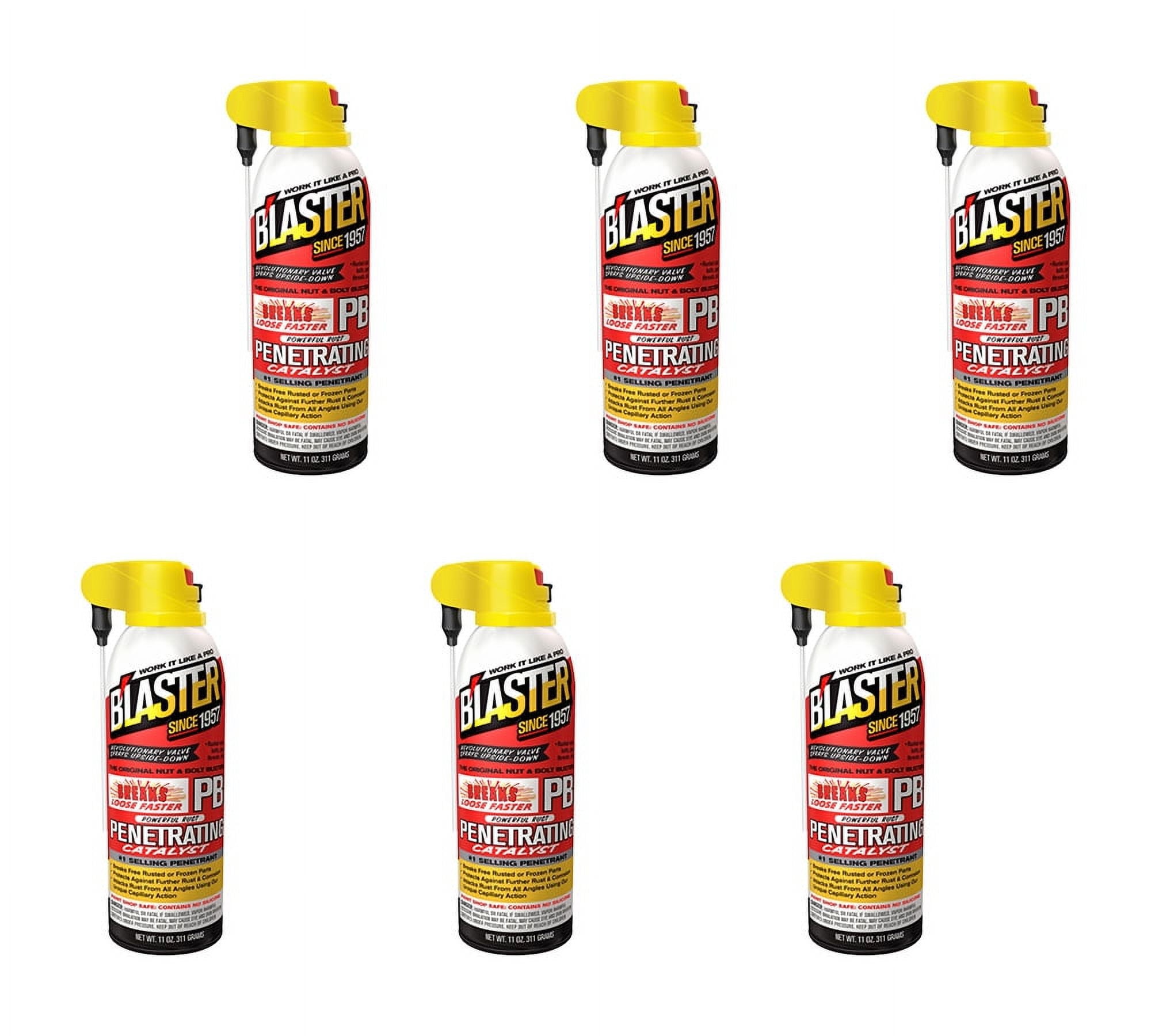 6 Pack B'laster 16-PB-DS ProStraw Powerful Rust Penetrating Catalyst ...