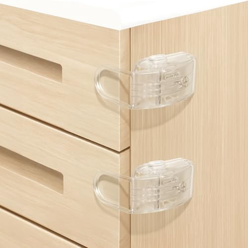 6-Pack Baby Proofing Lock For Drawer, Child Proof Locks For Corner ...