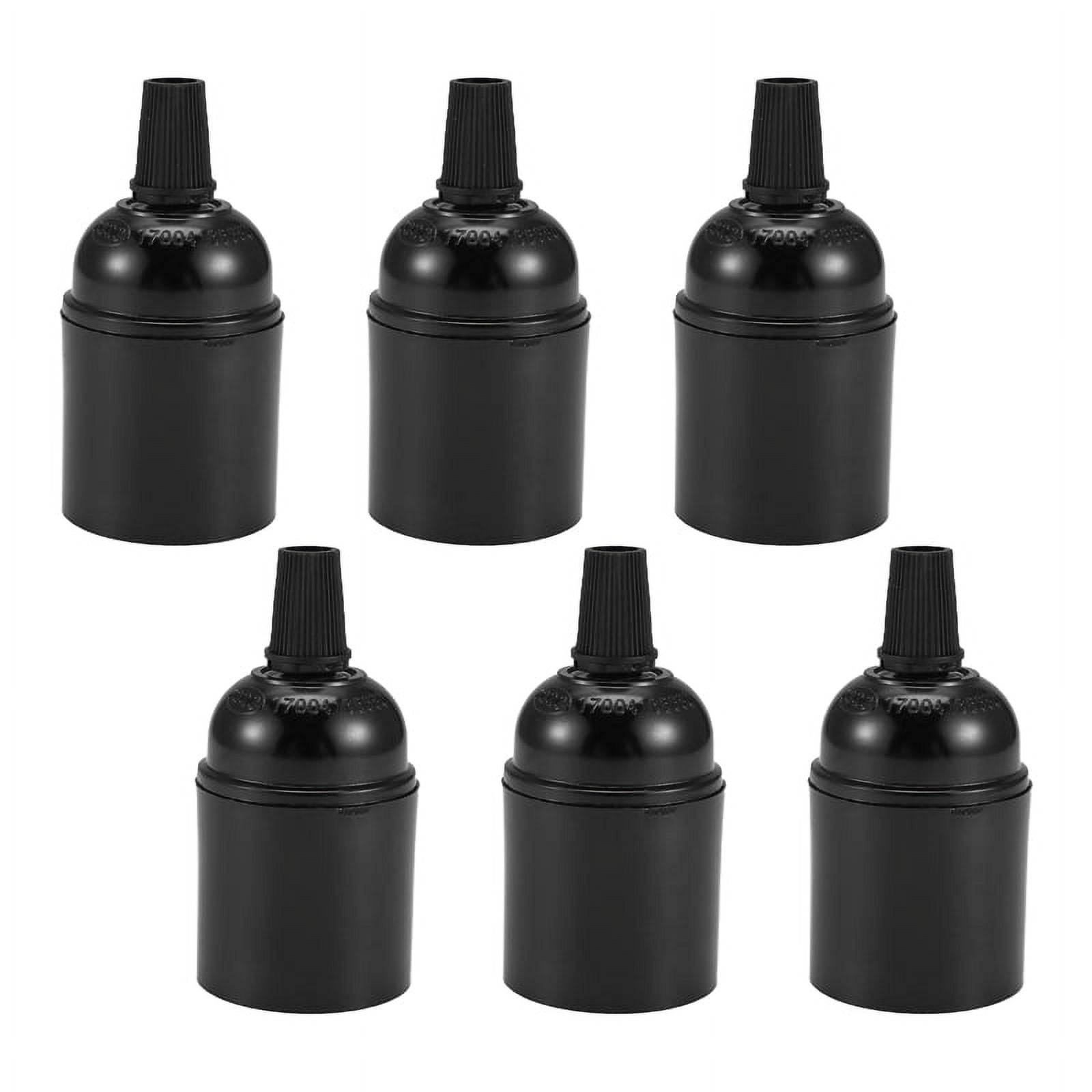 6-Pack Bakelite Lamp Holder E26/ E27 Light Socket Vintage Bulb ES Screw Lampholder for Ceiling ...
