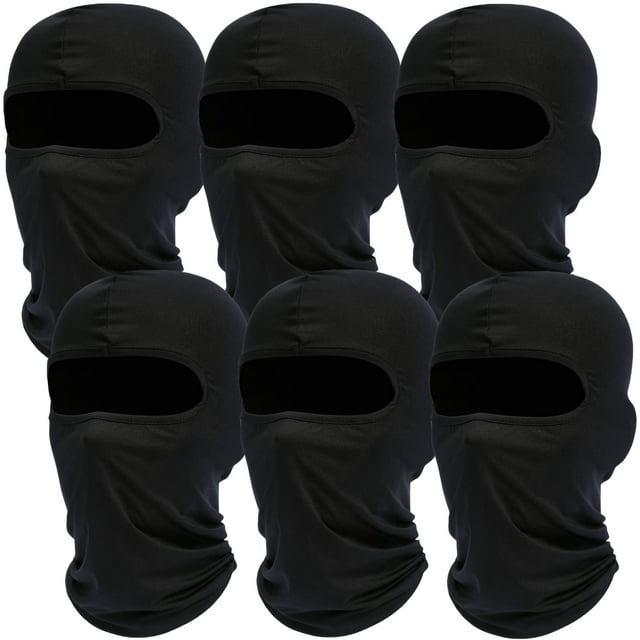 6 Pack Balaclava Face Mask Full Face Cover Hood Shiesty Ski Mask for ...
