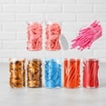 6 Pack Balloon Organizer Storage Jars 28 oz Clear Plastic Jars with ...