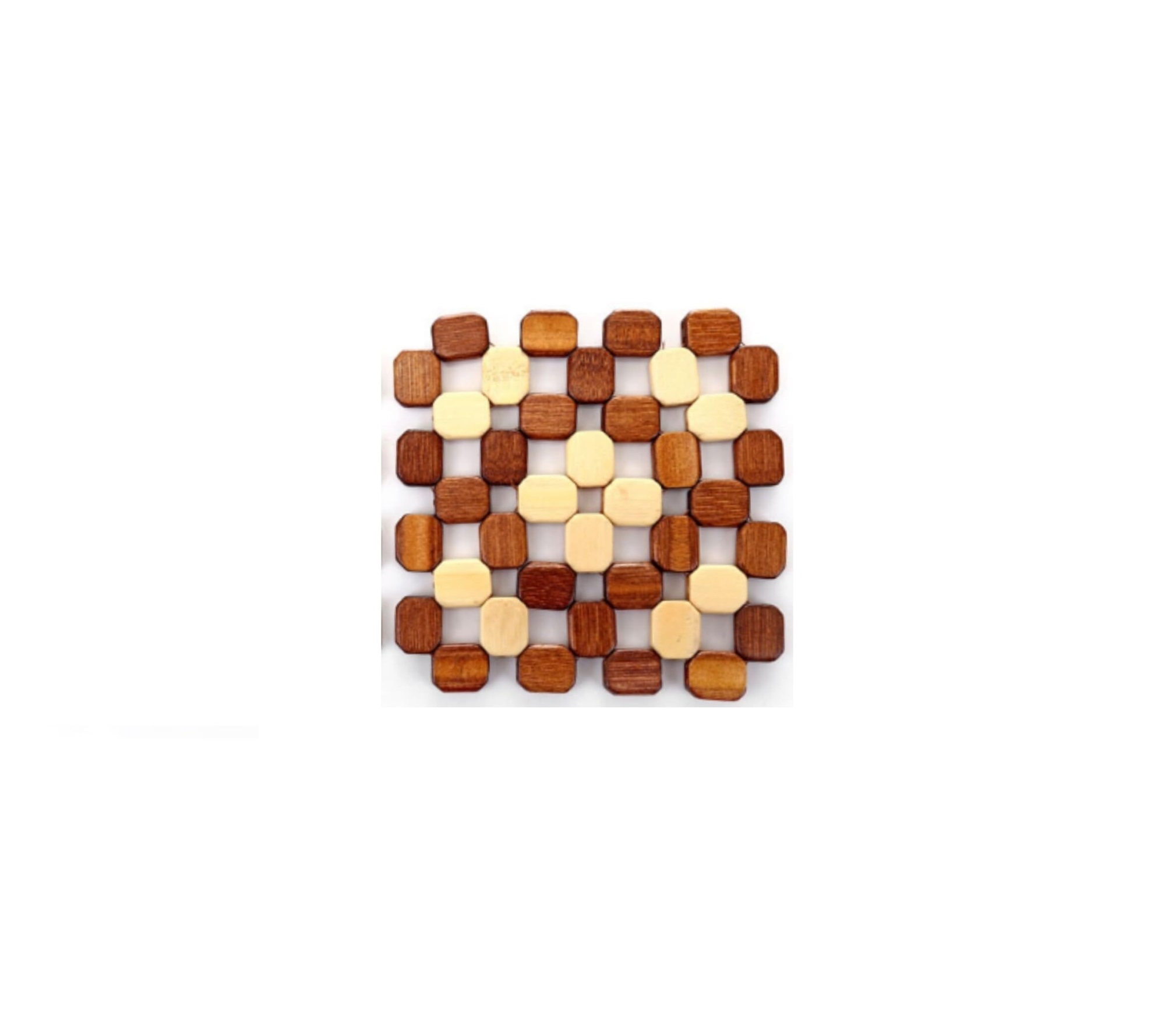 6 Pack Bamboo Trivet Mat for Hot Dishes, 6.3'' Heat Resistant Kitchen ...