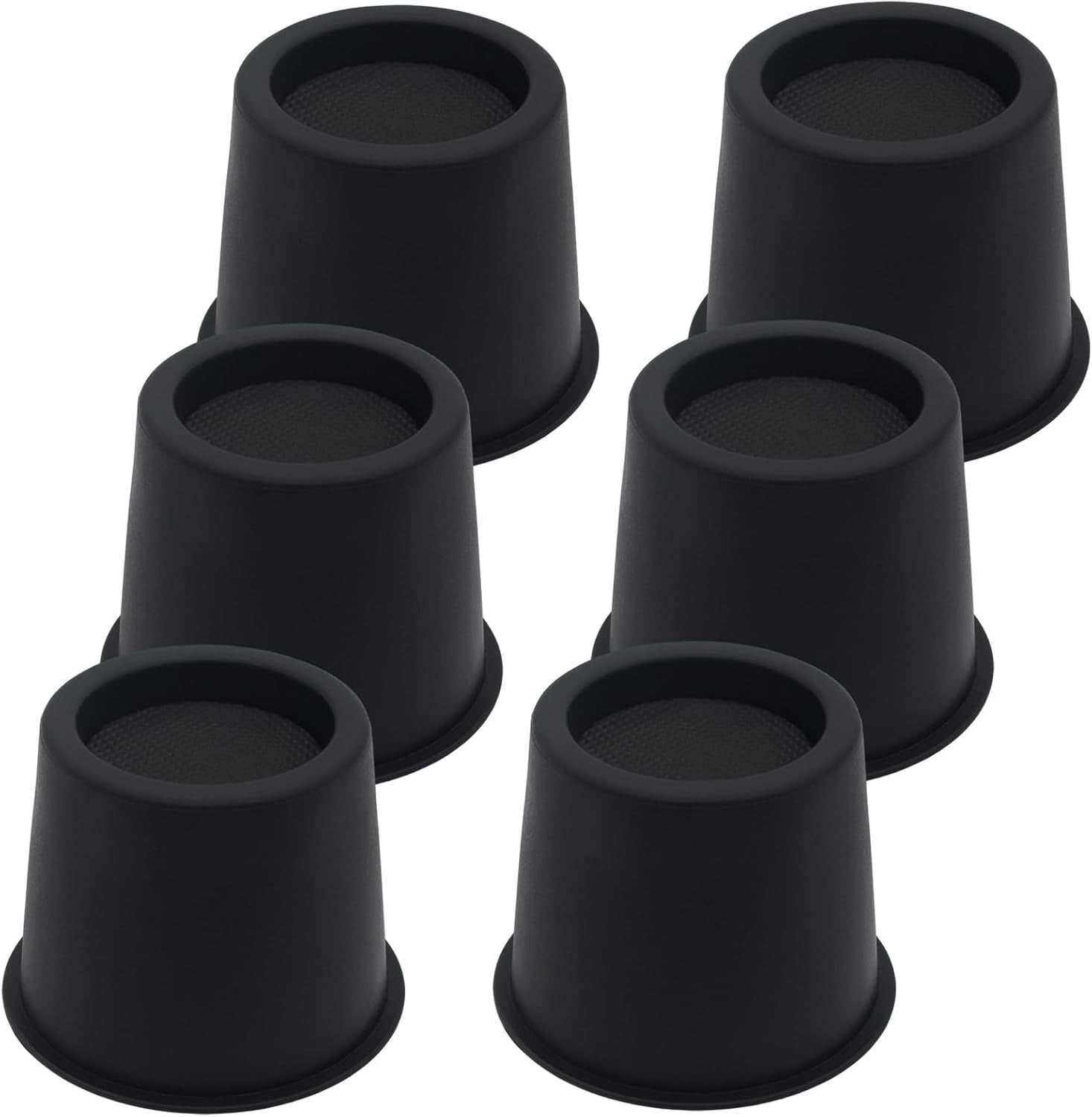 6 Pack Bed Risers 4 inch Heavy Duty Furniture Risers, Table Risers Bed ...