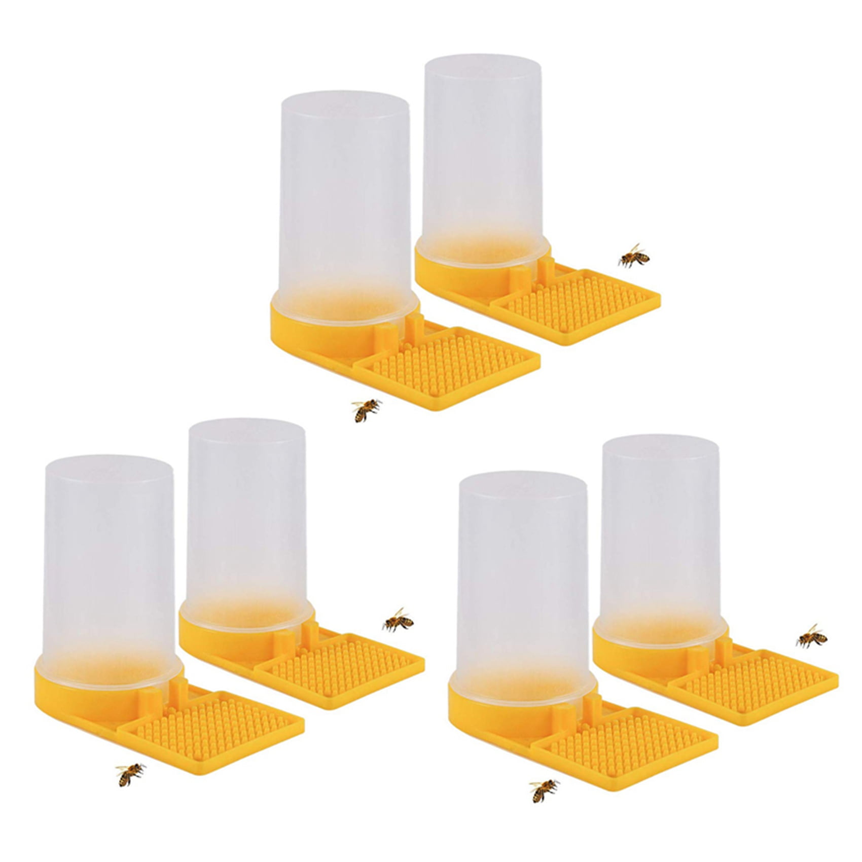 6 Pack Beehive Beekeeping Water Dispenser Honey Beehive Entrance Feeder ...