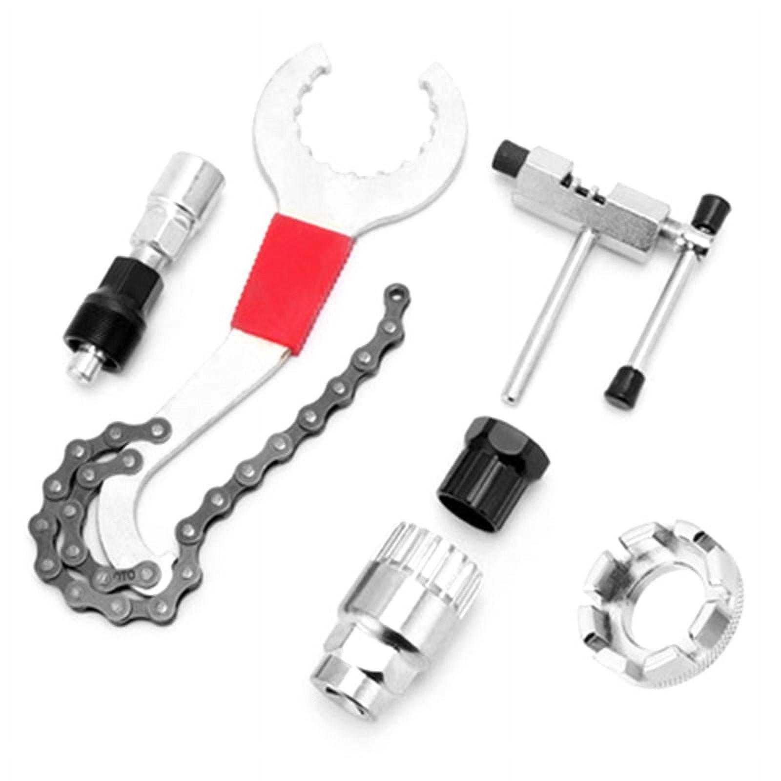 6-Pack Bicycle Repair Tool Kit Crank Chain Cutter Extractor Bracket ...
