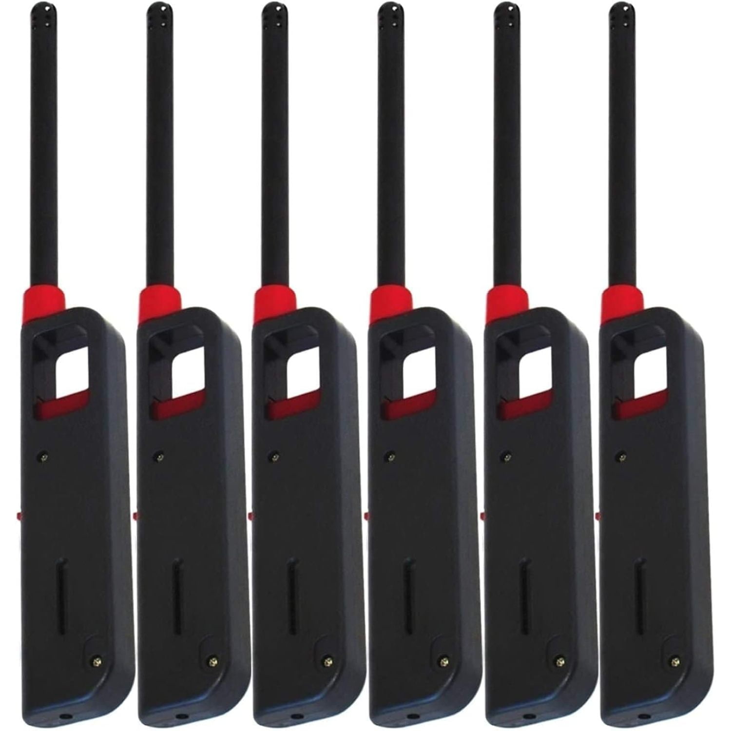 Bilot 6 Pack Refillable BBQ Grill & Candle Lighter, Wind Resistant Long ...