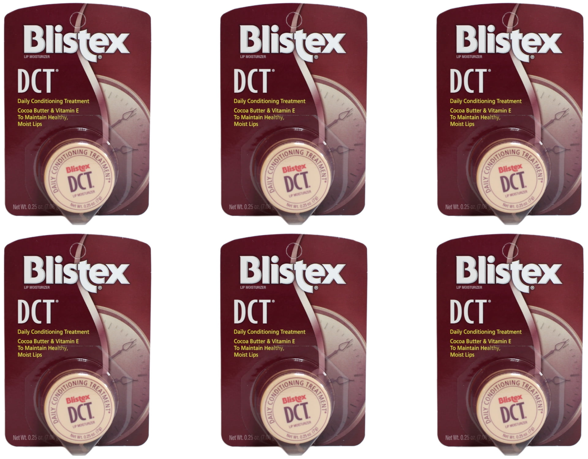 6 Pack Blistex - DCT Daily Conditioning Treatment For Lips 0.25 oz Each ...