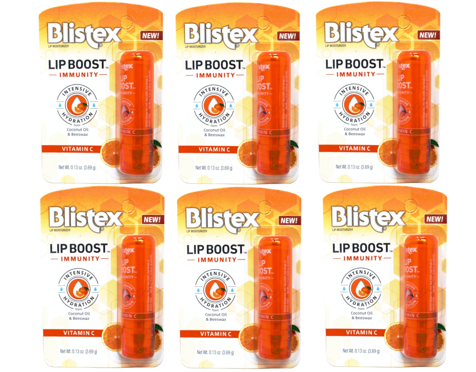 6 Pack - Blistex Lip Boost Immunity, Lip Balm, Intensive Hydration ...