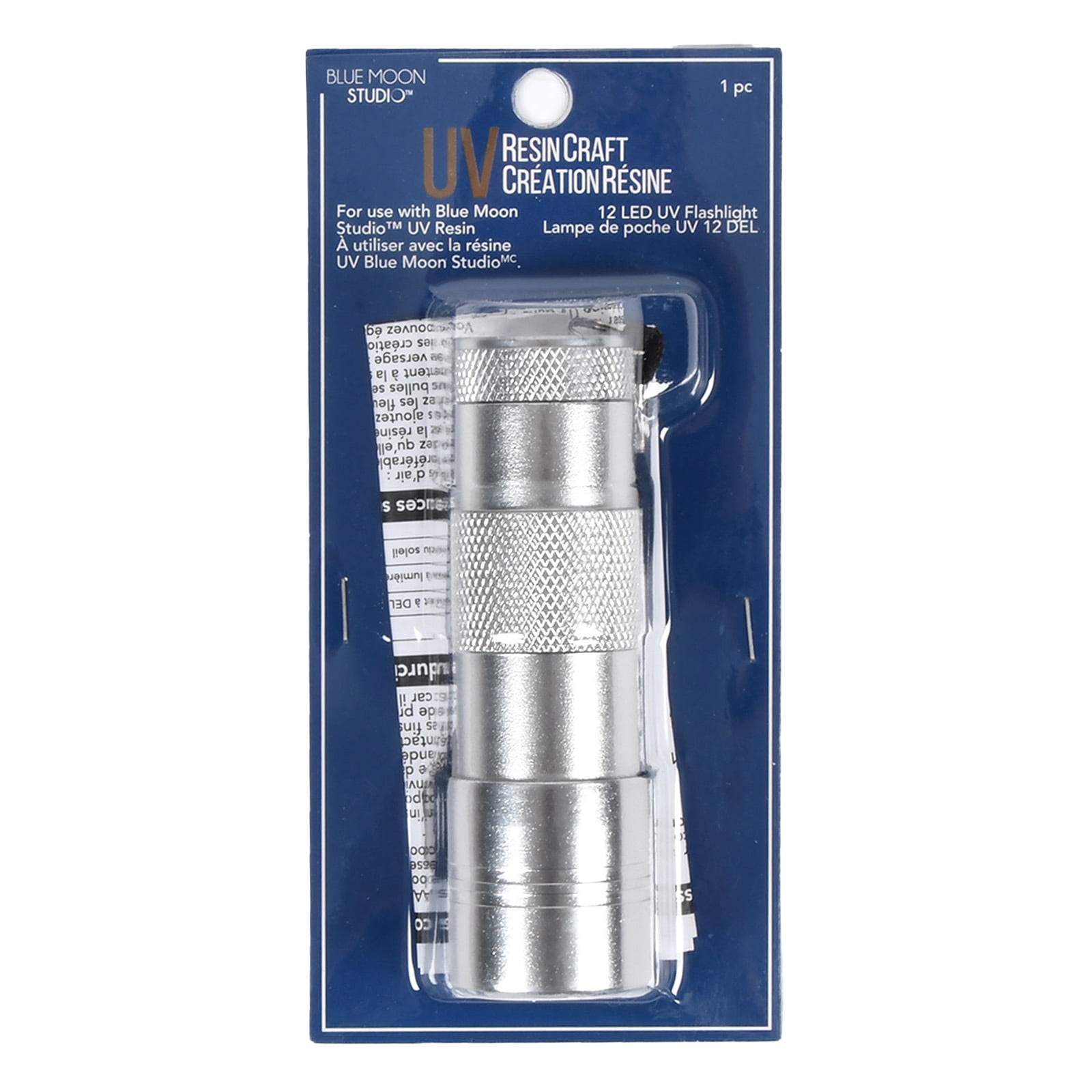 6 Pack: Blue Moon Studio™ UV Resin Craft 12 LED UV Flashlight - Walmart.com