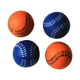 6-Pack Bouncing Sponge Baseball, Blue/Orange, 12 Pieces - Walmart.com