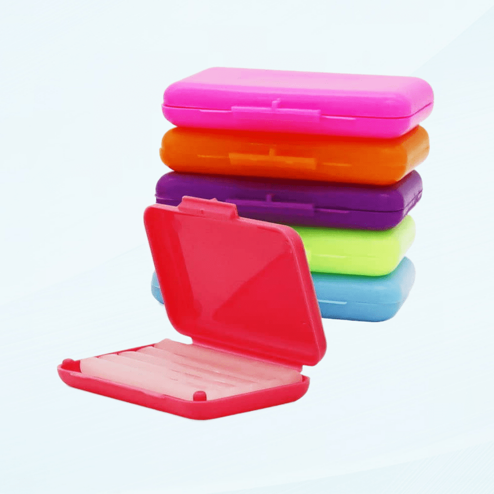 6 Pack Braces Wax,Dental Wax for Braces & Aligners,Unscented ...