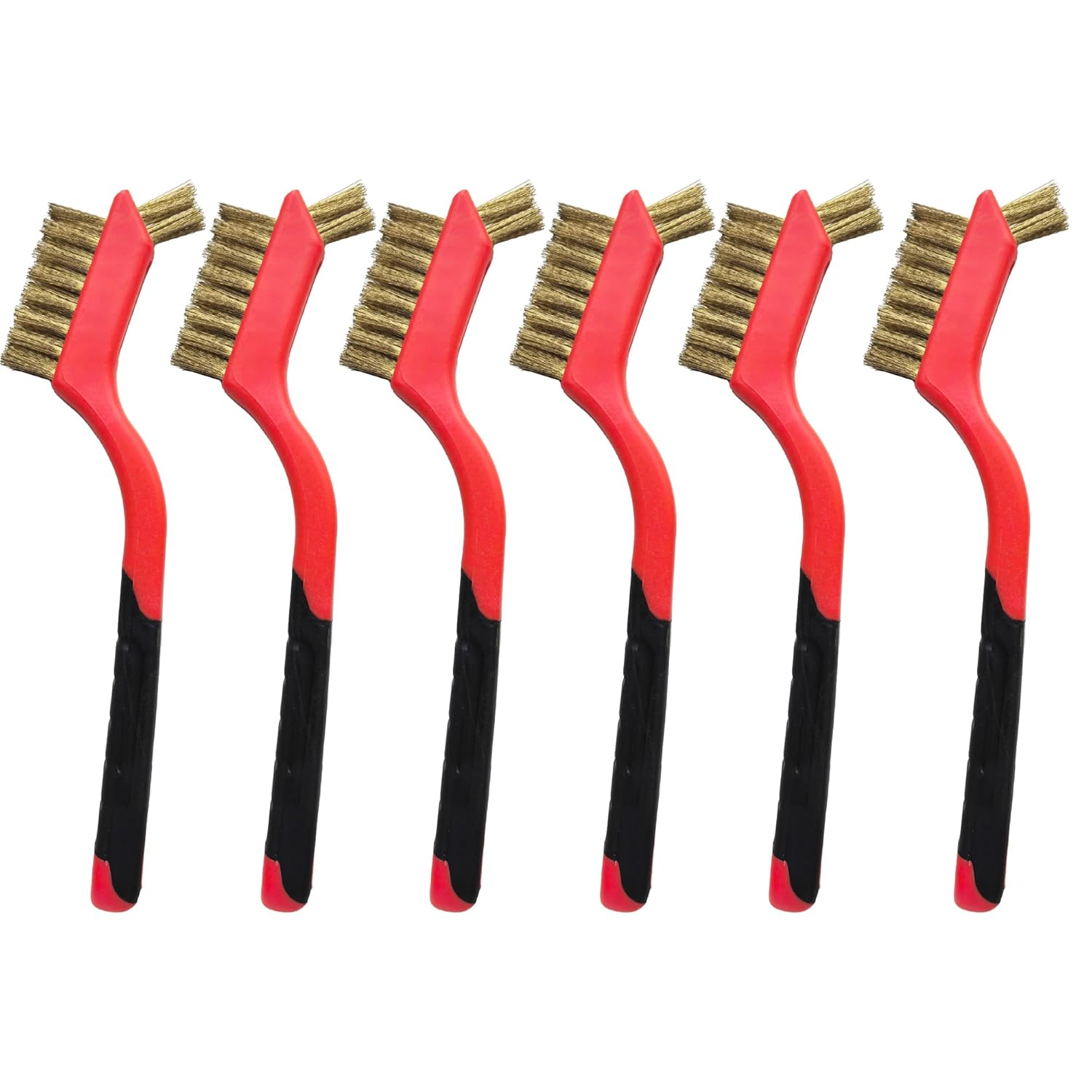 6-Pack Brass Bristle Cleaning Brushes - Anti-Static & Non-Scratch ...