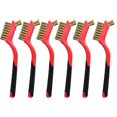 6-Pack Brass Bristle Cleaning Brushes - Anti-Static & Non-Scratch ...