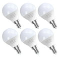 G GOSCHE Bright Ceiling Fan Light Bulb E12 LED 6W 120V 5000K Daylight ...