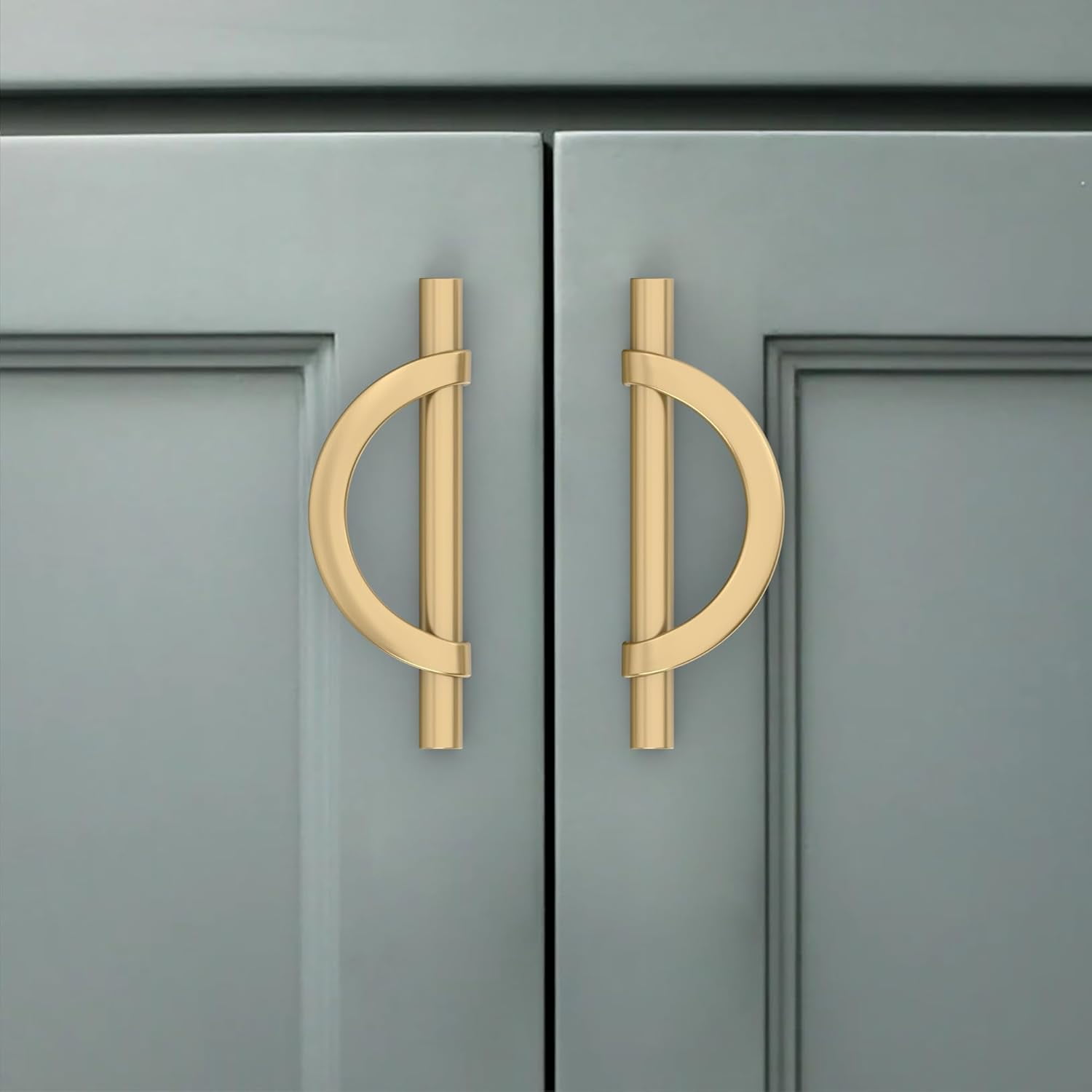 6 Pack Brushed Satin Nickel and Champagne Bronze Cabinet Pulls 5 Inch ...