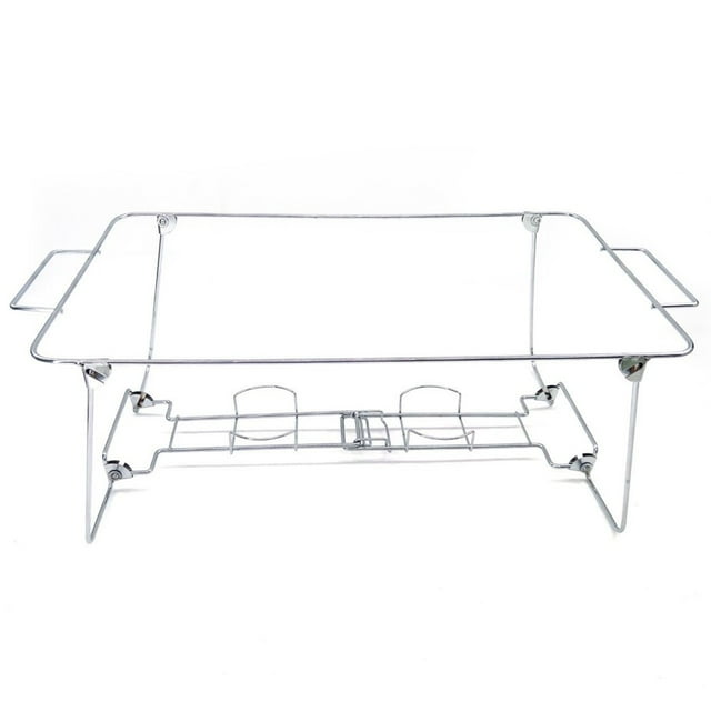 6 Pack Buffet Wire Rack Folding Chafing Stand Chrome Frame Serving ...