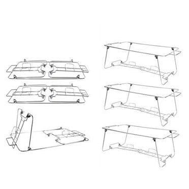 Aokelily Divided Serving Tray with Lid and Handle,Snackle Box ...