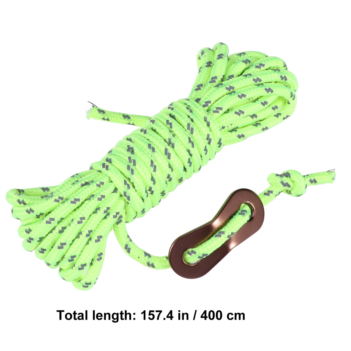 6 Pack Camping Awning Poles Tent Rope Buckle Tensioner Stakes Green ...