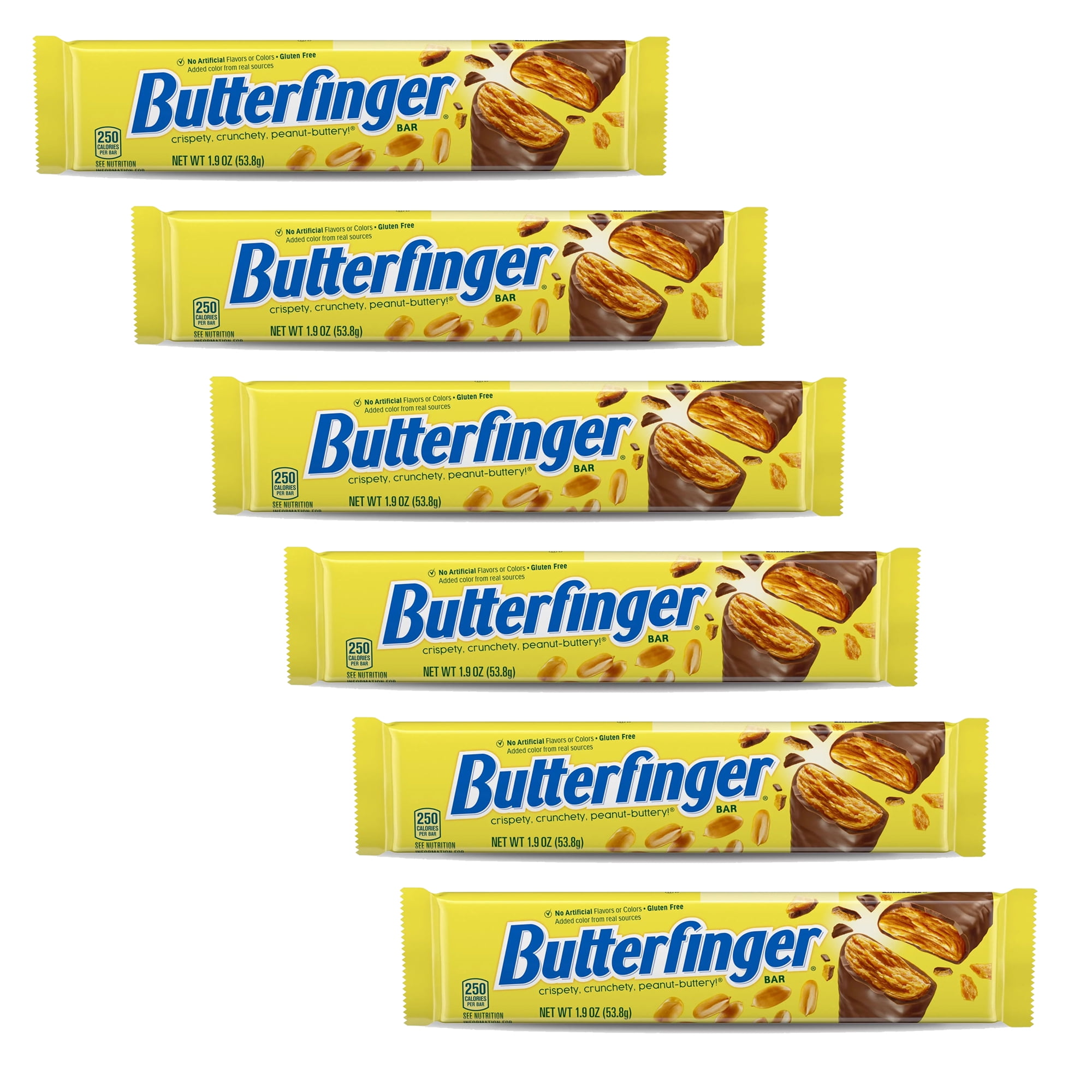 6 Pack Candy Bars | Peanut-Buttery, Chocolaty Full-Size Bars - a Great ...