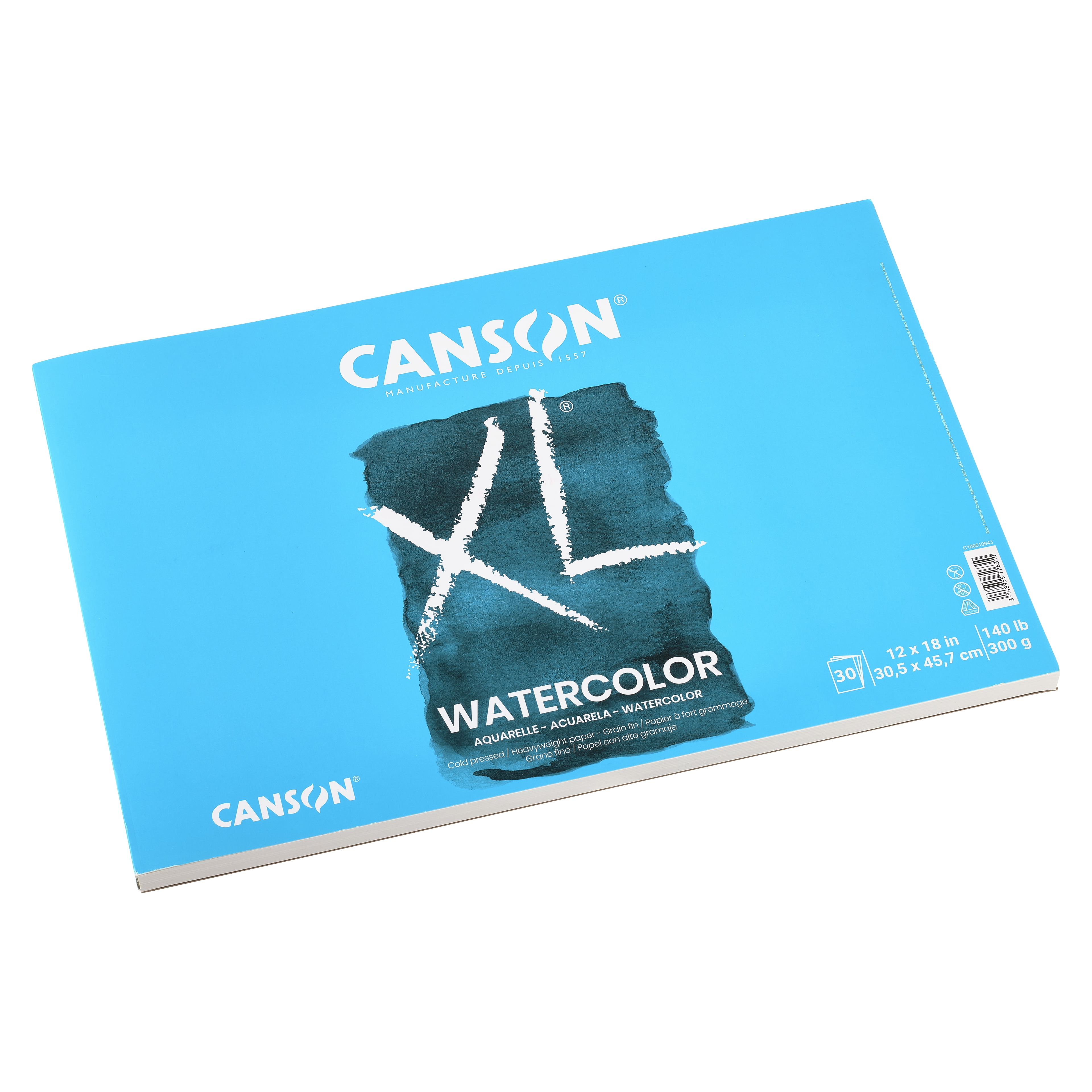 Canson 12" x 18" XL Watercolor Pad - Heavyweight and Acid Free Paper ...